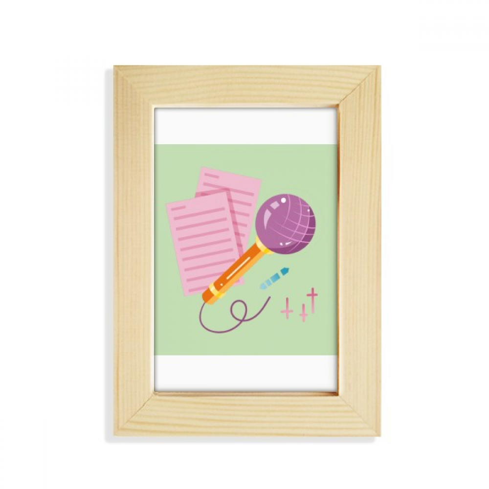 compose song microph desktop display photo frame picture art painting ...