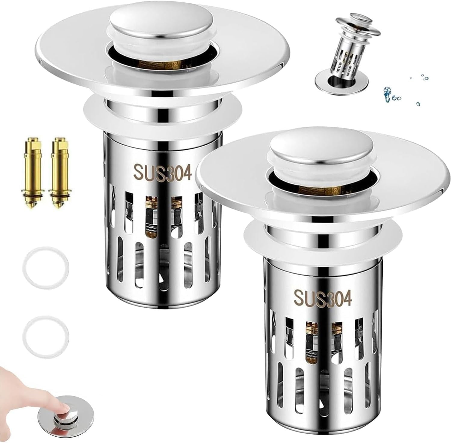 compositiont.com Sink Plug，compositiont Sink Stopper, Universal Sink ...