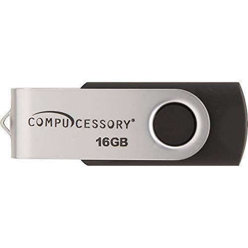 compucessory ccs26467 password protected usb flash drives, black ...