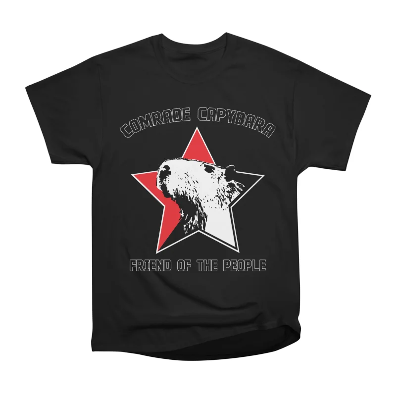 comrade capybara T-Shirt Tee Gift For Him Merch For Her Apparel For ...