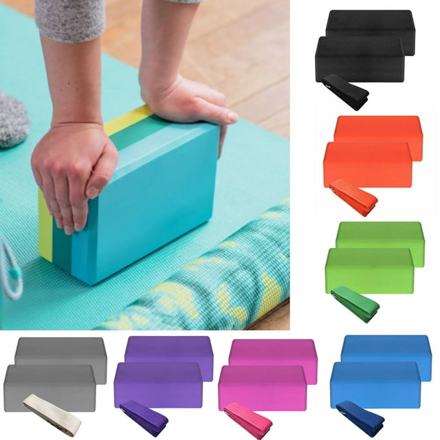 Conditiclusy 1 Set Yoga Block High Density Eco Friendly Moisture Proof Non Slip Wide Application
