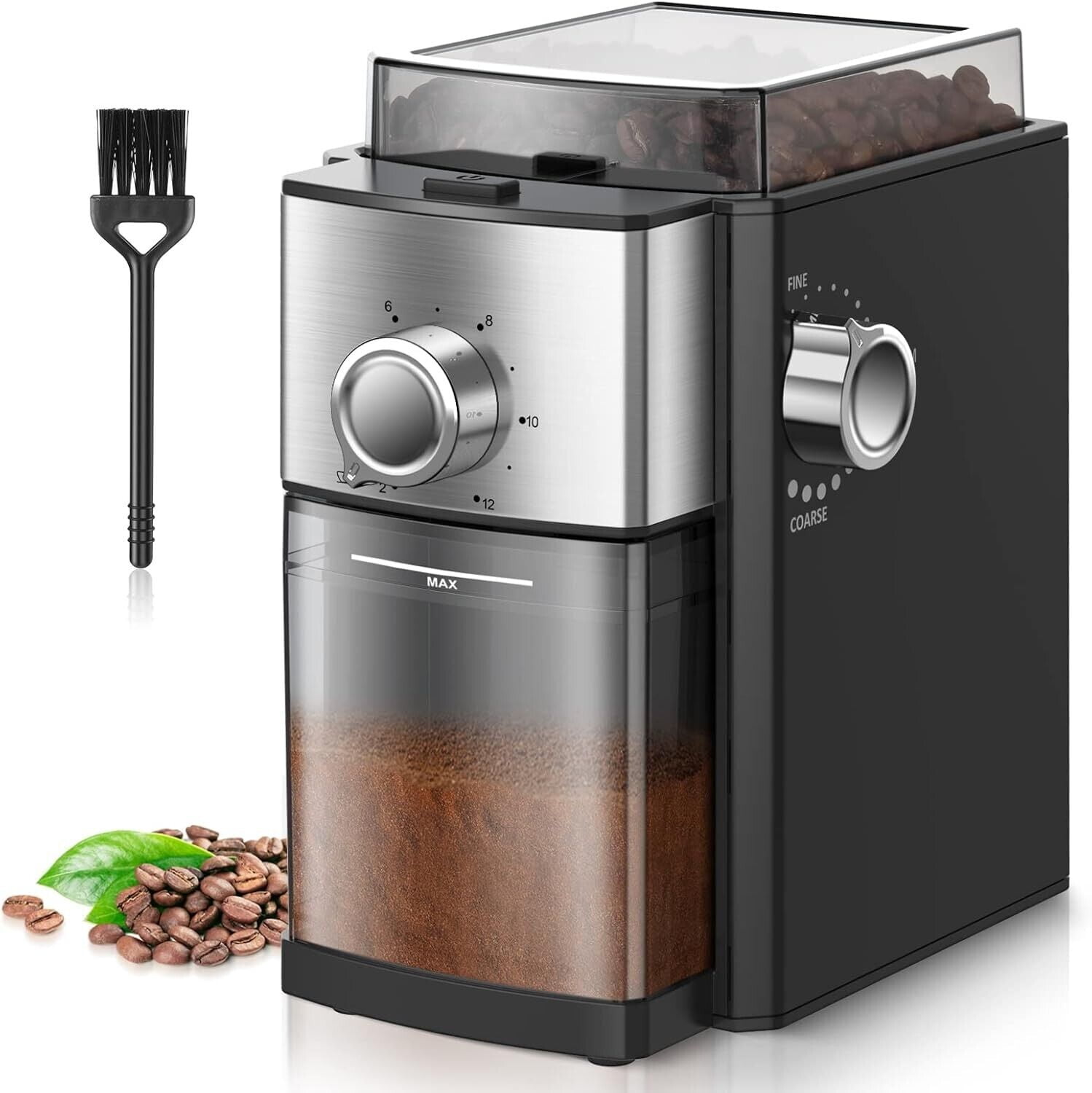conical burr coffee grinder Mill Coffee Bean electric cheffano BG701 ...