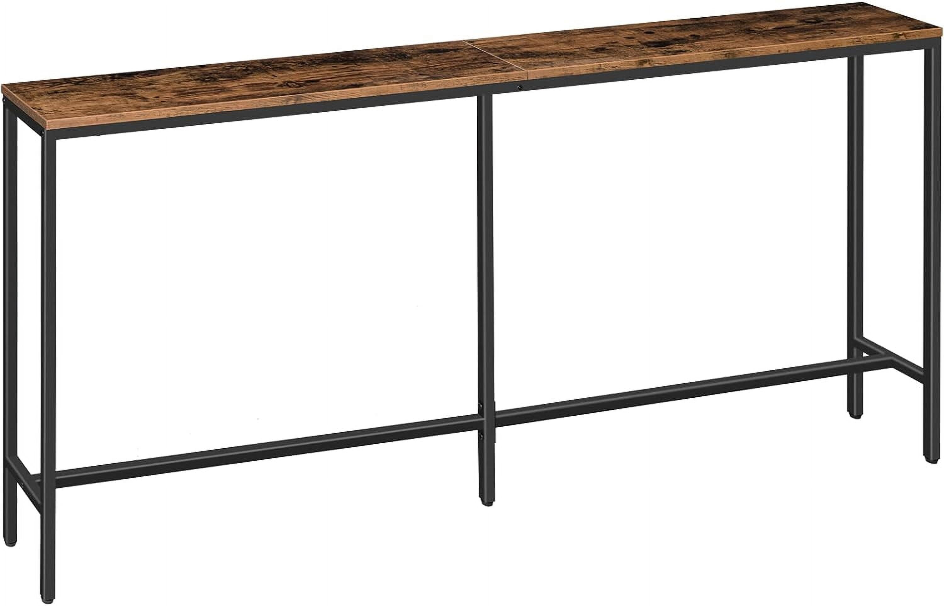 Console Table, 70.9" Narrow Long Sofa Table, Entryway Table, Industrial ...
