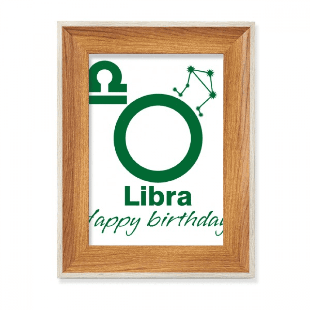 constellation fate birthday celebration desktop wooden photo frame ...