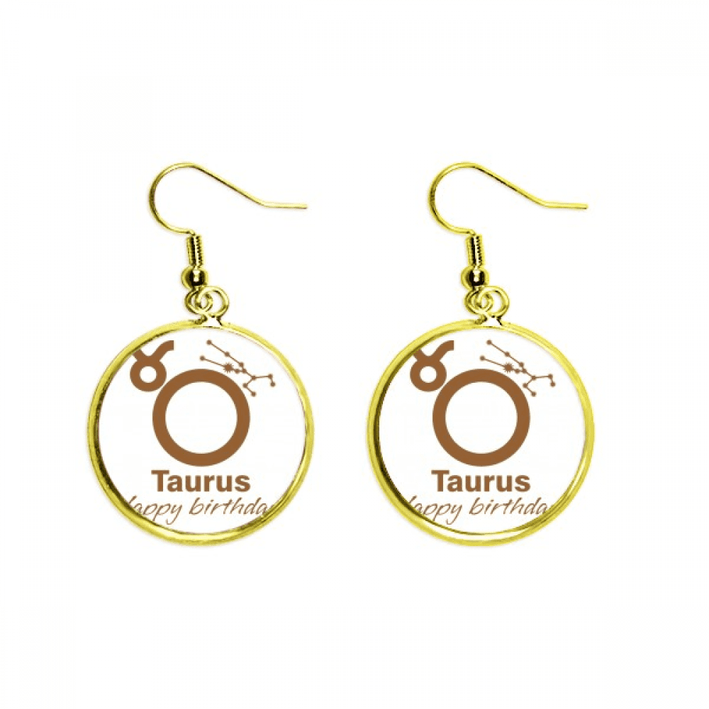 constellation fate birthday celebration taurus earring dangle en drop ...