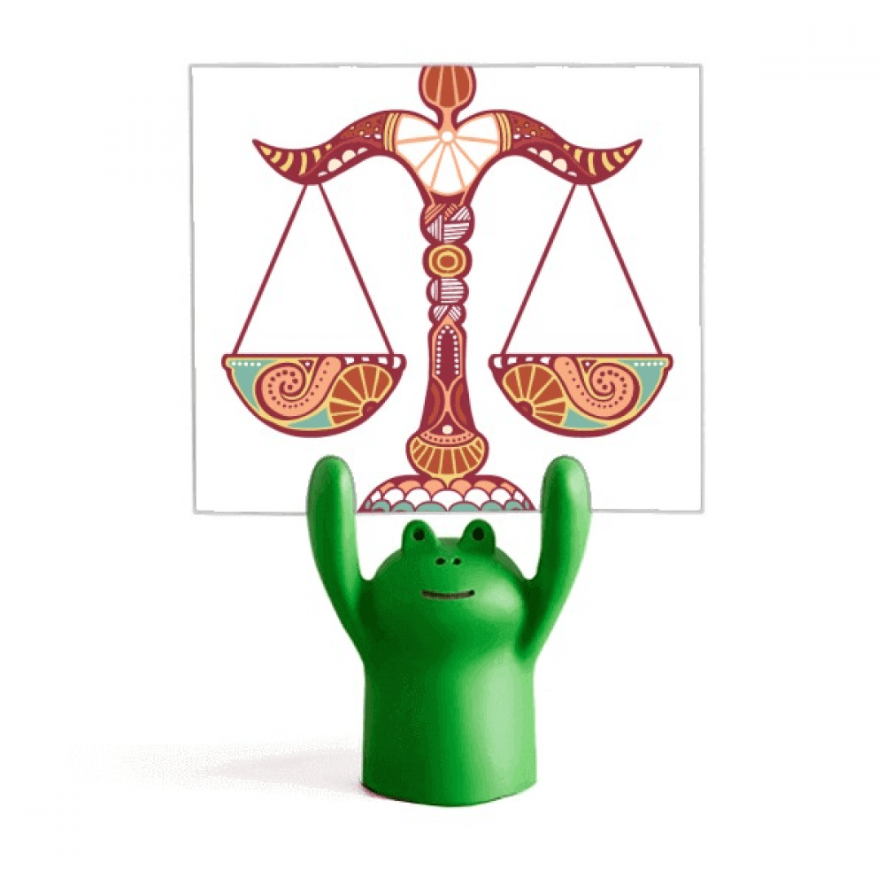 constellation zodiac symbol Memo Holder Cartoon Animal Frog Stand ...
