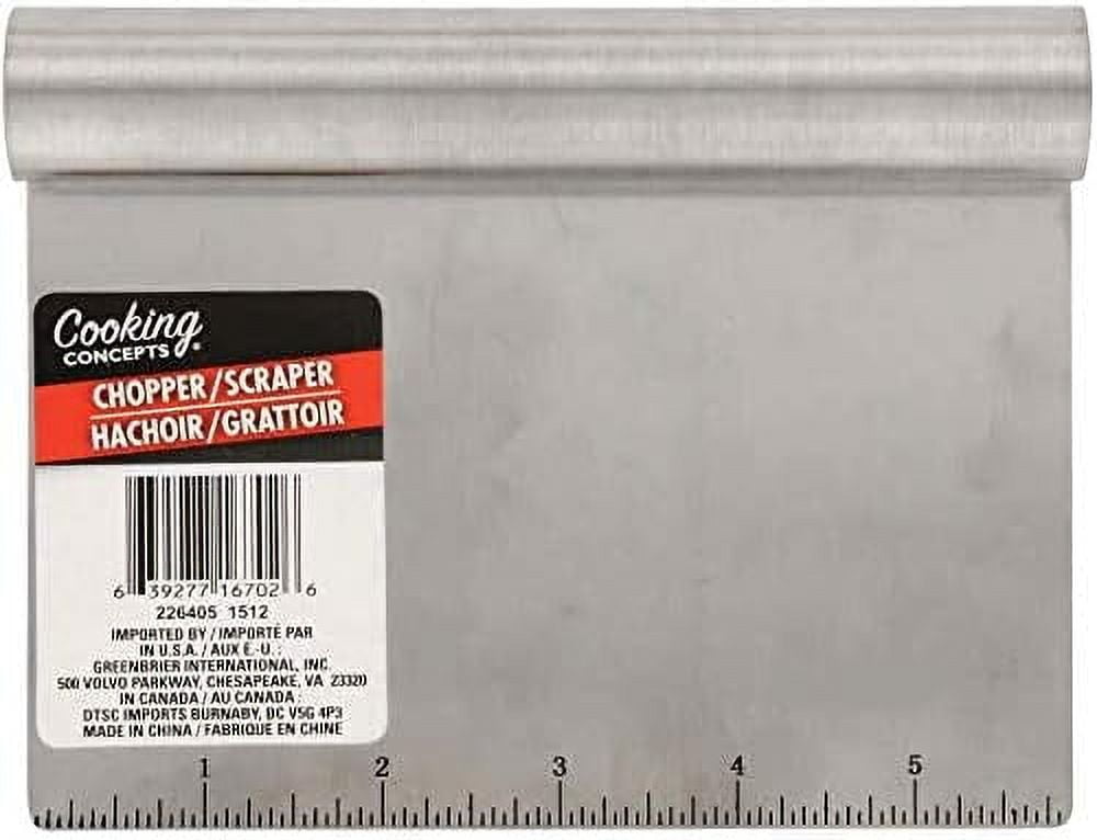 cooking concepts stainless-steel chopper/scraper - Walmart.com