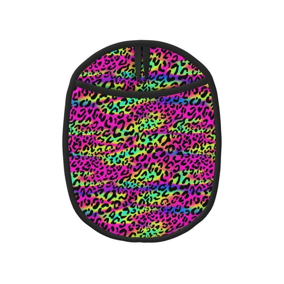 cool bright red Leopard rainbow Pot Holders for Kitchen - Heat ...