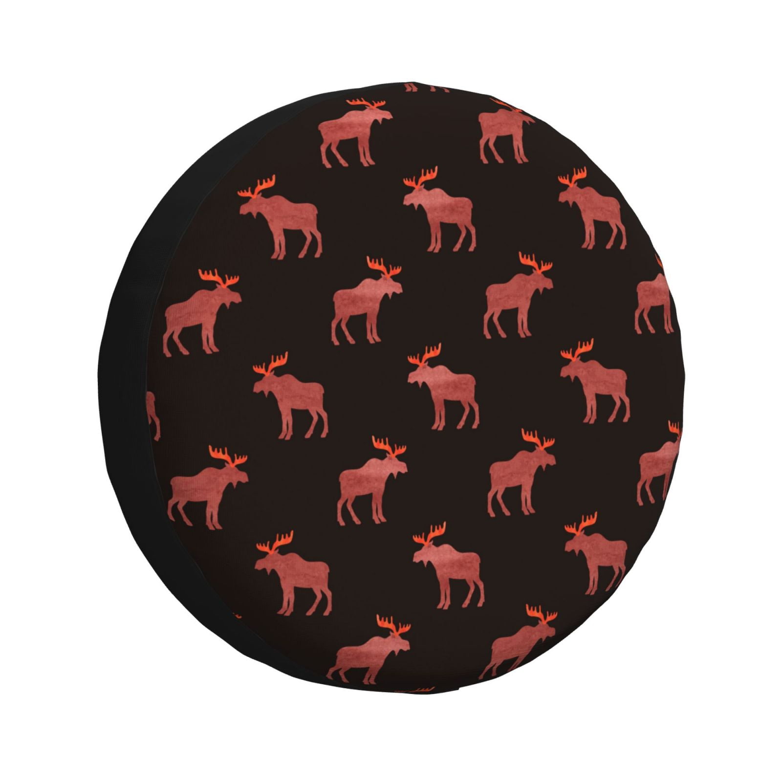 cool elk moose vintage black Spare Tire Cover for Trailer Camper RV ...