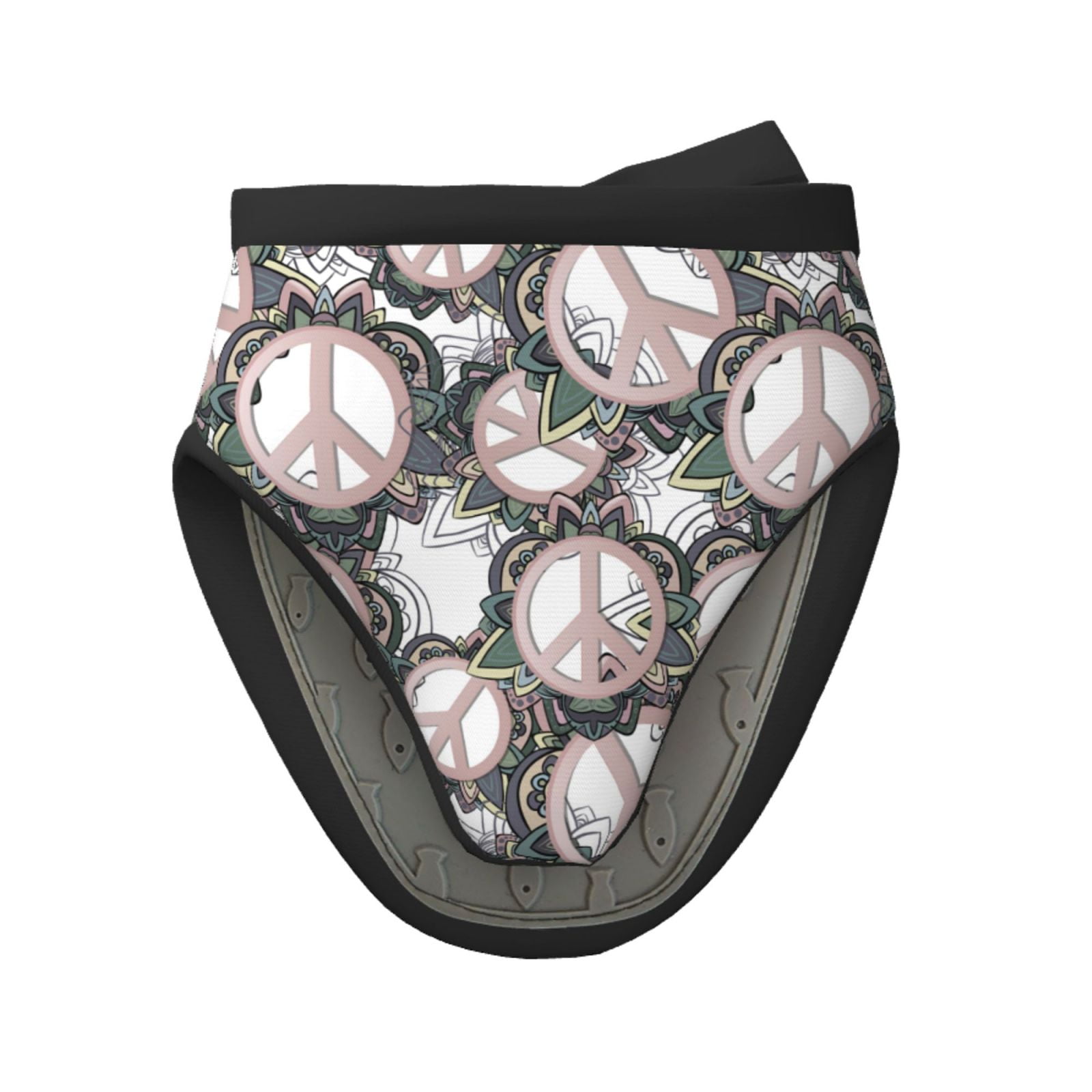 cool flower peace sign Oven Mitts Heat Resistant, Soft Lining Silicone ...