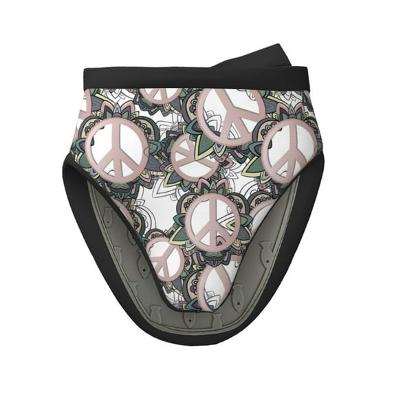 cool flower peace sign Oven Mitts Heat Resistant, Soft Lining Silicone ...