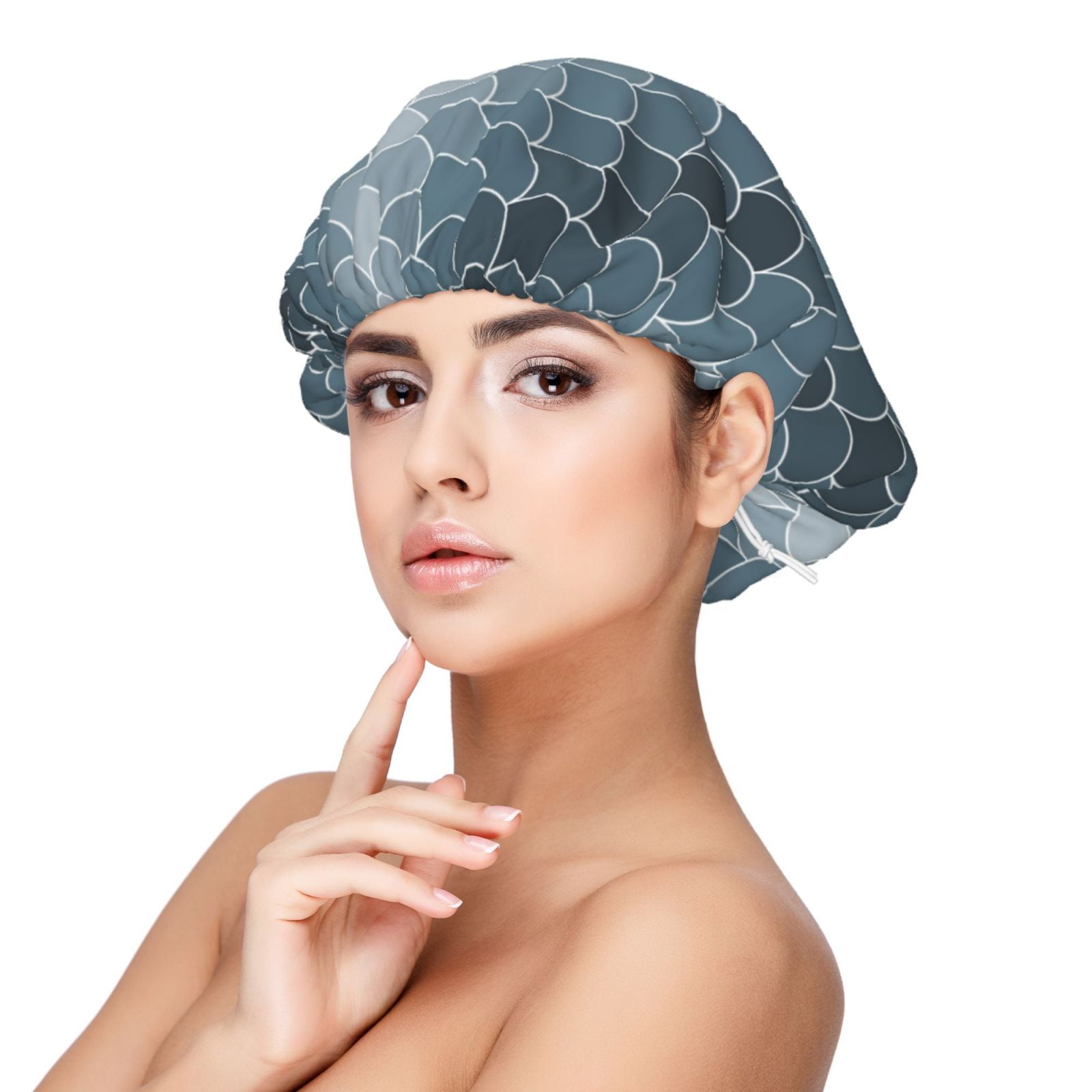 cool gray scale fish scales Silk Bonnet for Sleeping Women Men ...