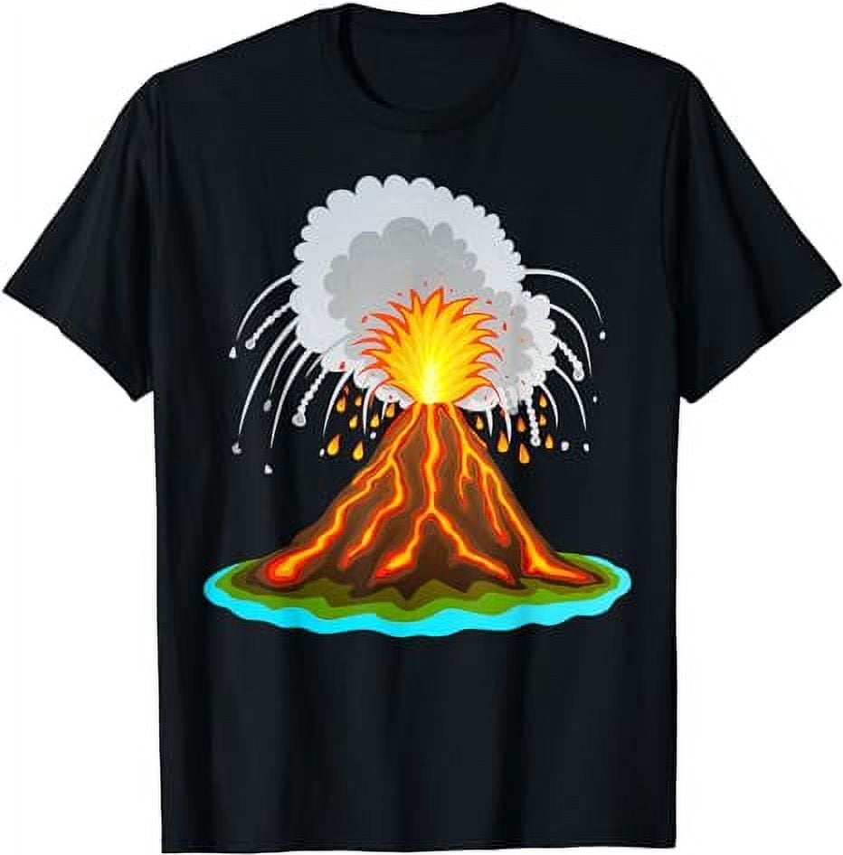 cool volcano, eruption, volcanic eruption, lava, magma T-Shirt ...