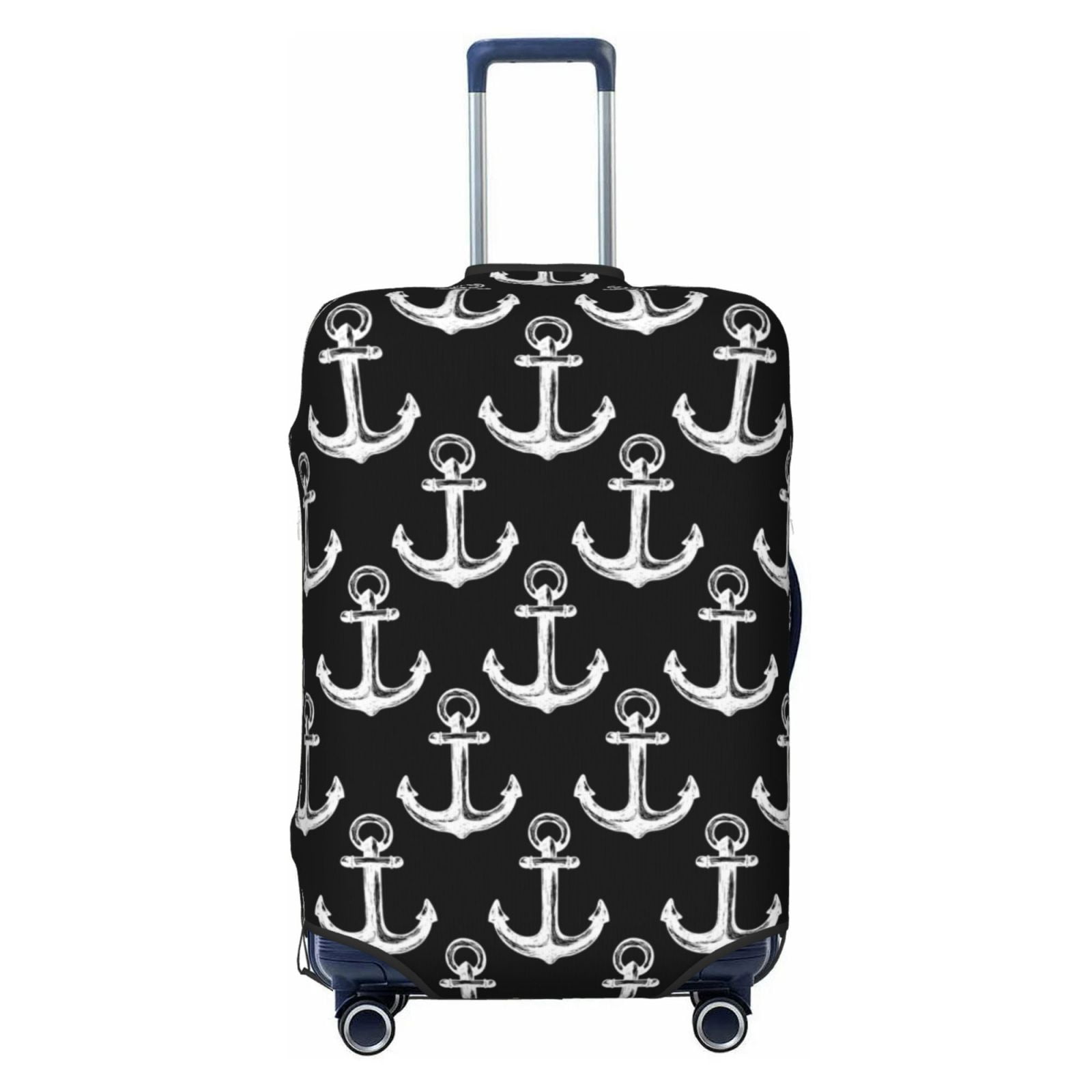 cool white anchor black Luggage Cover for Travel Business Trip ...