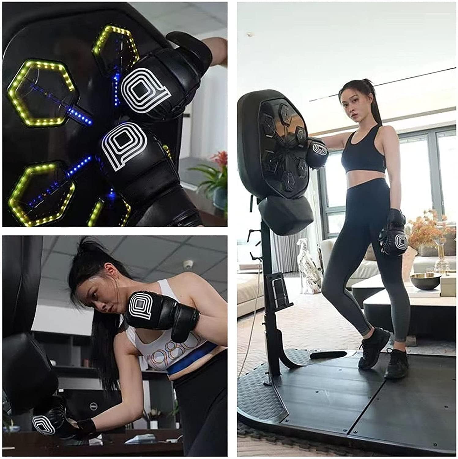 Very coolBoxing Machine Wall Mounted, Smart Music Boxing Machine with ...