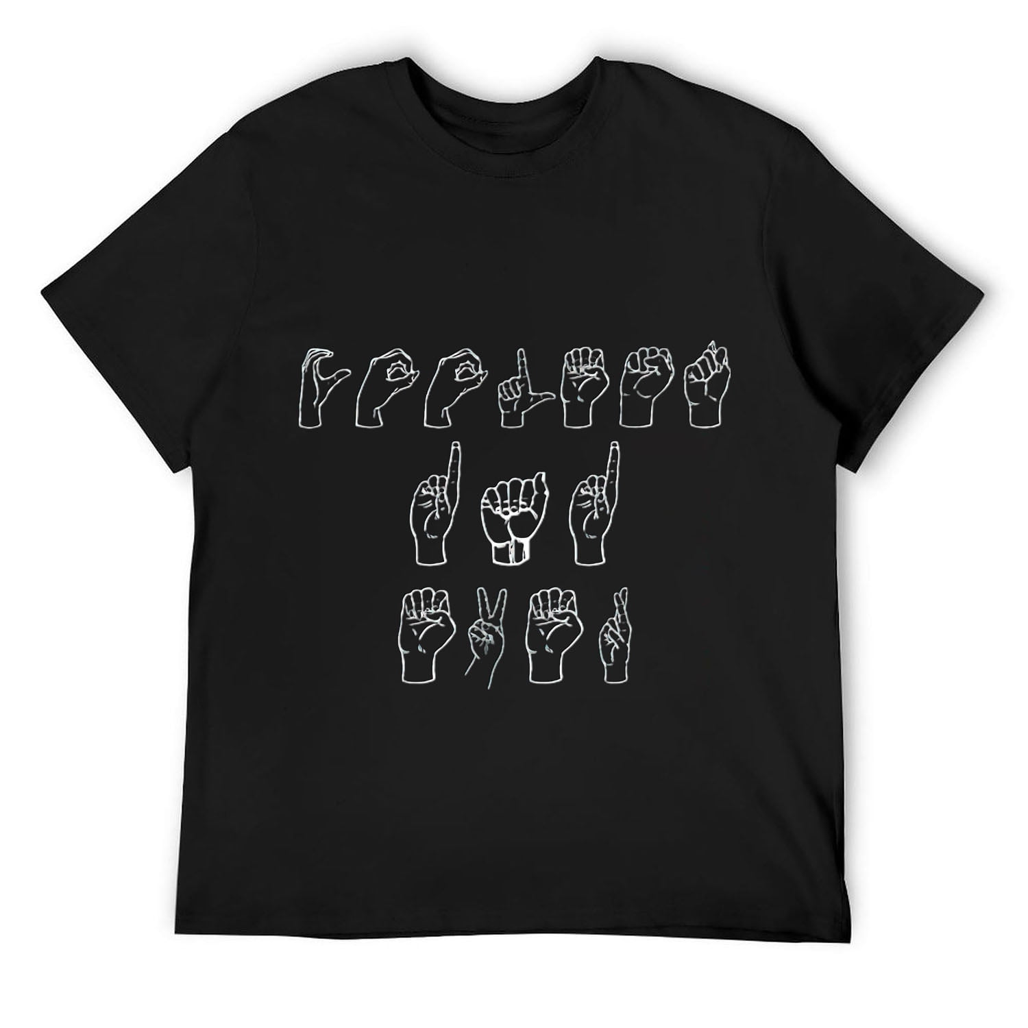 coolest dad ever ASL American sign language fathers day T-Shirt ...