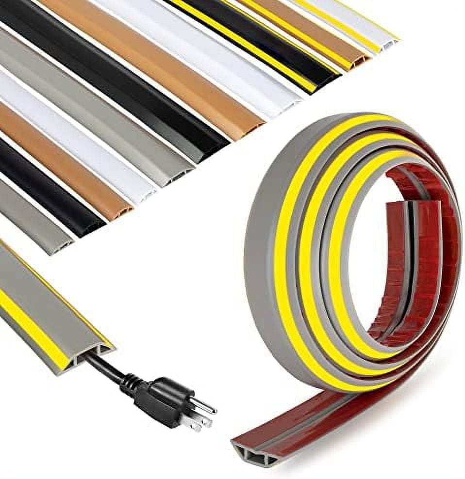 cord cover floor cable protector - strong self adhesive floor cord ...