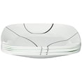 Corelle Square Simple Lines 9-Inch Plate Set (6-Piece) for Dinner ...