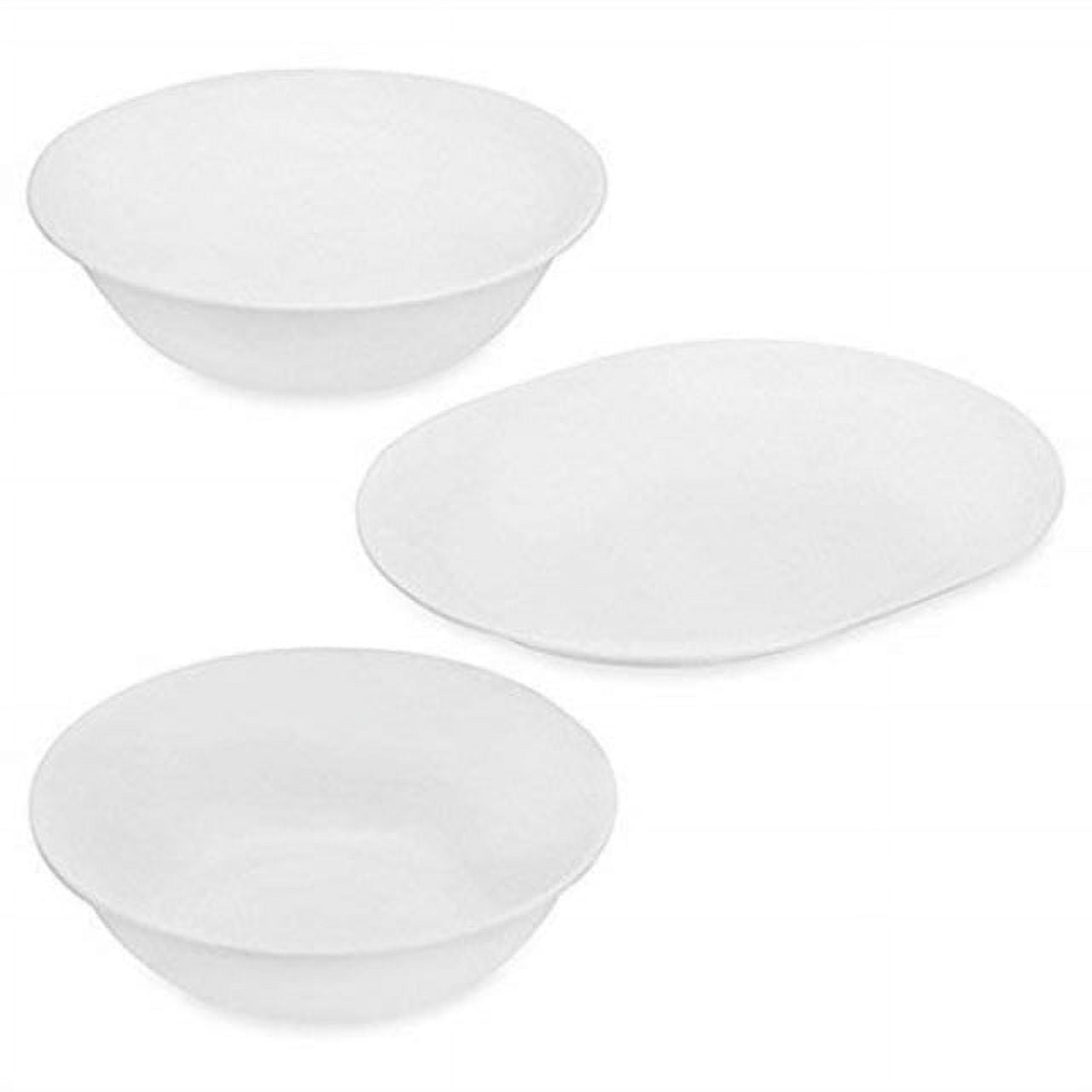 Corelle White 3 Piece Completer Set