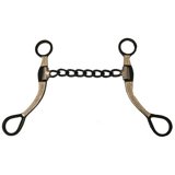 coronet chain mouth snaffle bit with black antique finish - Walmart.com