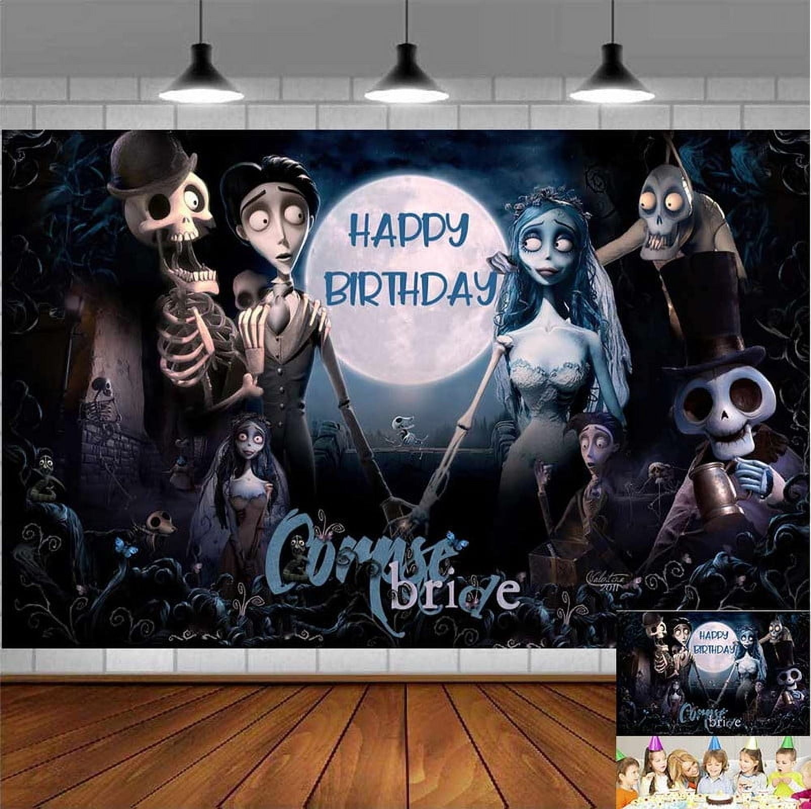 corpse bride Backdrop Banner Party Supplies Poster Movie Theme ...