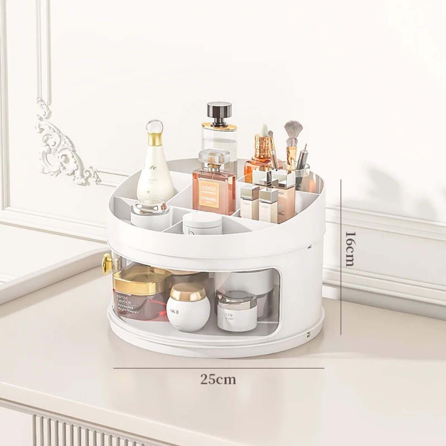 cosmetic storage box, Makeup brush bucket, lipstick, skin care products ...