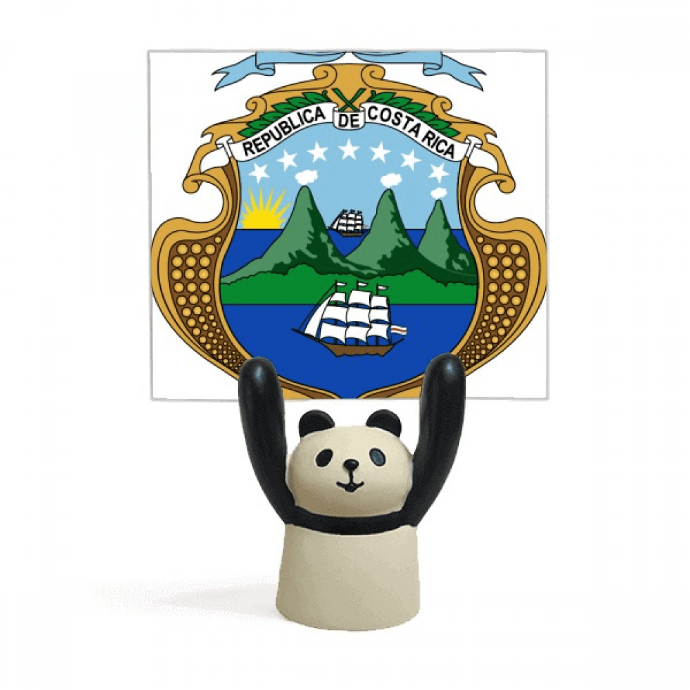 costa national emblem country Memo Holder Cartoon Animal Panda Stand ...