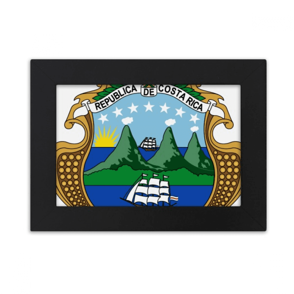costa national emblem country desktop photo frame ornaments picture art ...