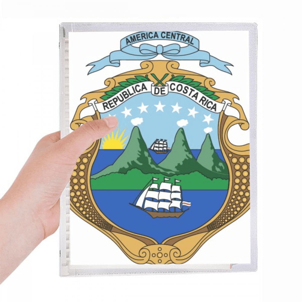 costa national emblem country notebook loose diary refillable journal ...