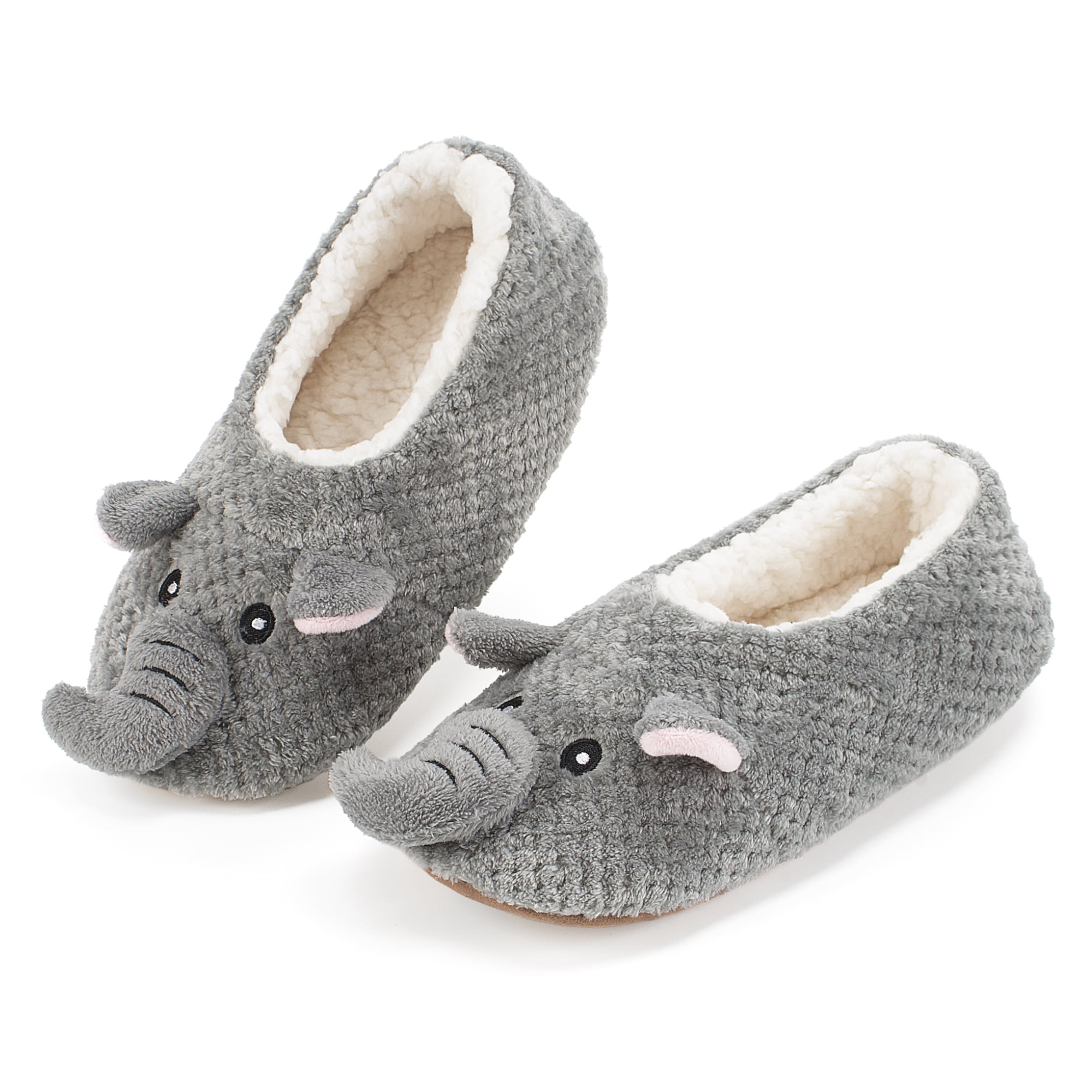 cosyone1997 Cute Fuzzy Animal Slippers for Women Boys Girls Teens, Warm ...