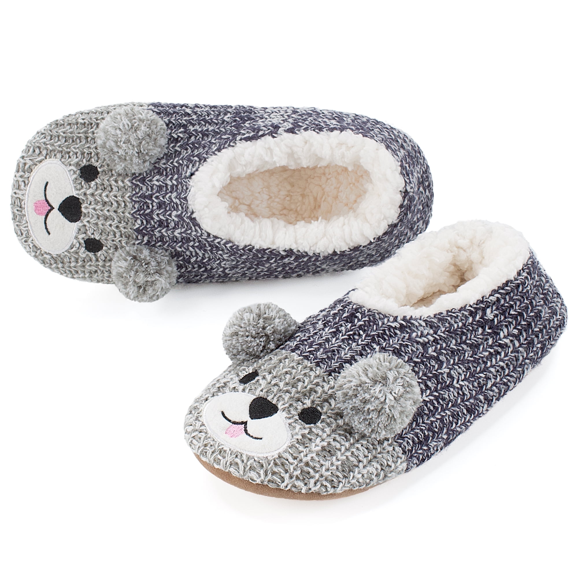 cosyone1997 Cute Fuzzy Animal Slippers for Women Girls Teens Kids, Warm ...
