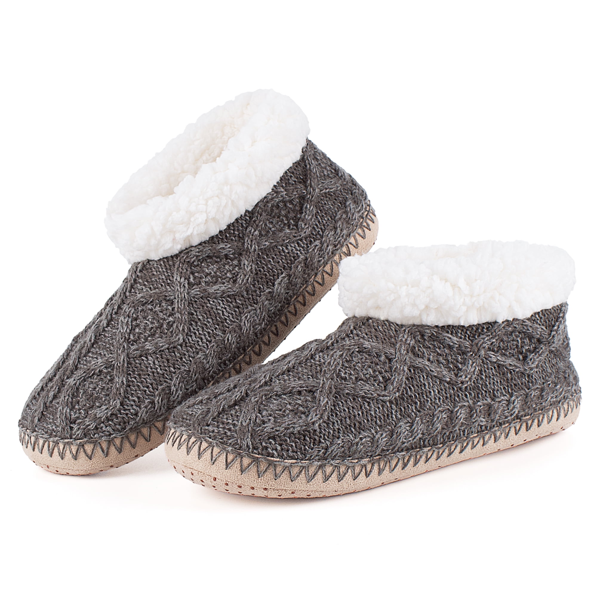 cosyone1997 Women's Fuzzy House Slippers, Non-Slip Warm Indoor Moccasin ...