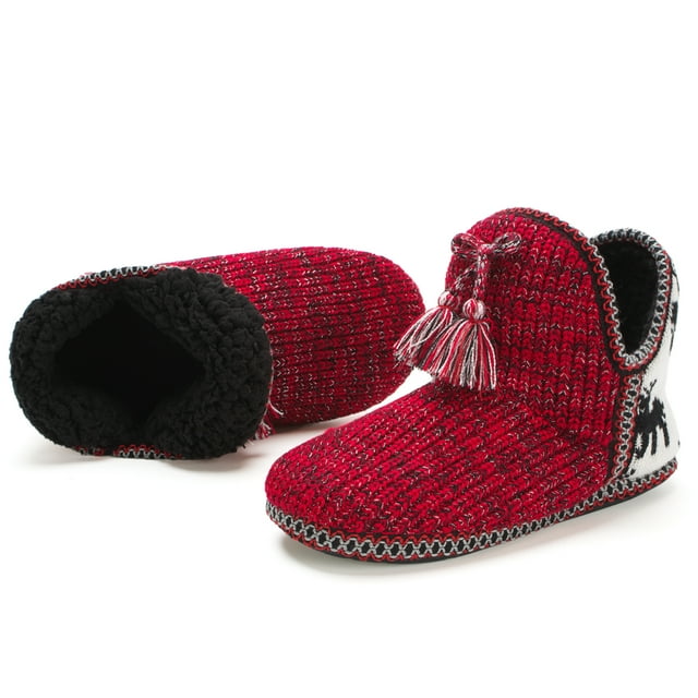 cosyone1997 Women's Bootie Slippers, Warm House Shoes, Memory Foam, Non ...