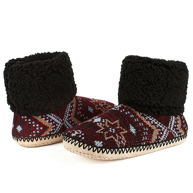 cosyone1997 Women's Nordic Cute Bootie Slippers, Winter Indoor Soft ...