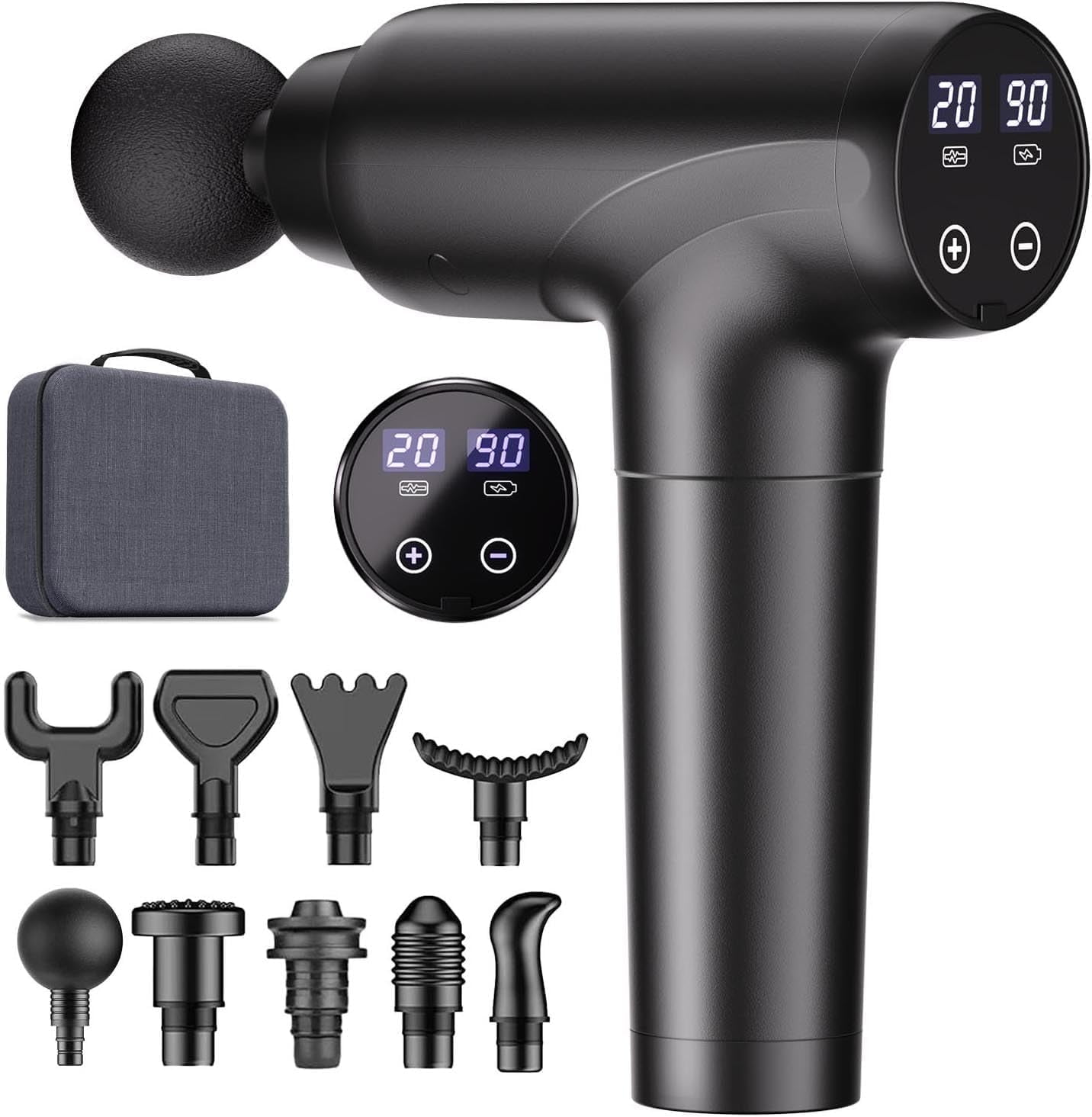 cotsoco Massage Gun Deep Tissue, Silent Brushless Motor for Muscle Pain ...