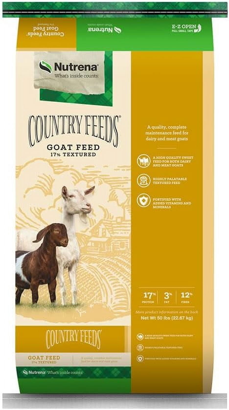 country feeds 17% textured goat feed 50 pounds - Walmart.com