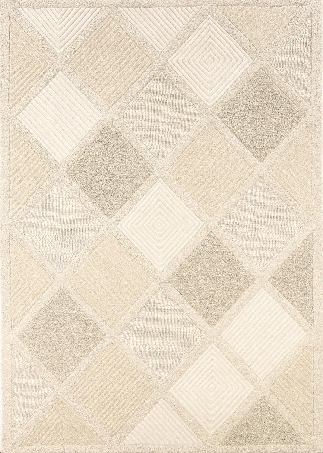 couristan super indo-natural astra geometric wool rug - Walmart.com
