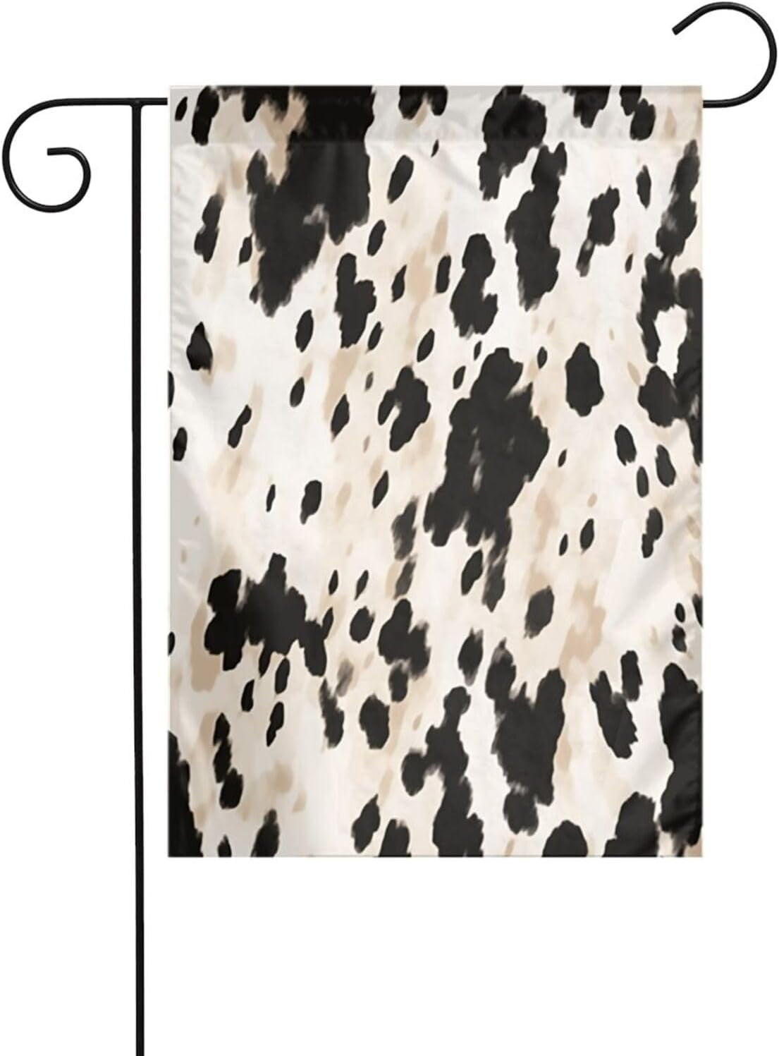 cow black Garden Flags Double Sided,Garden Flags for All Seasons ...