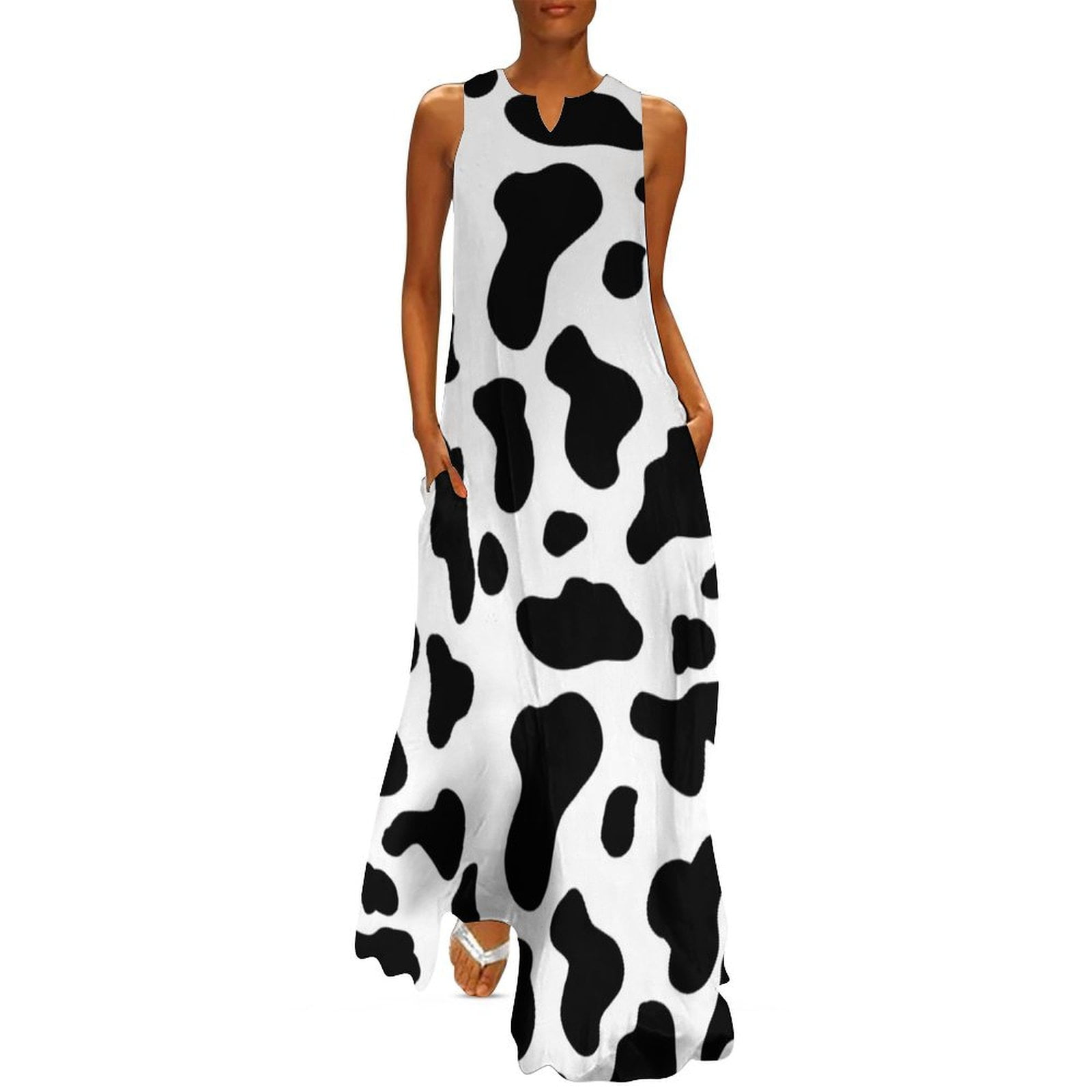 cow print Long Dress wedding dresses for parties short dresses daring ...