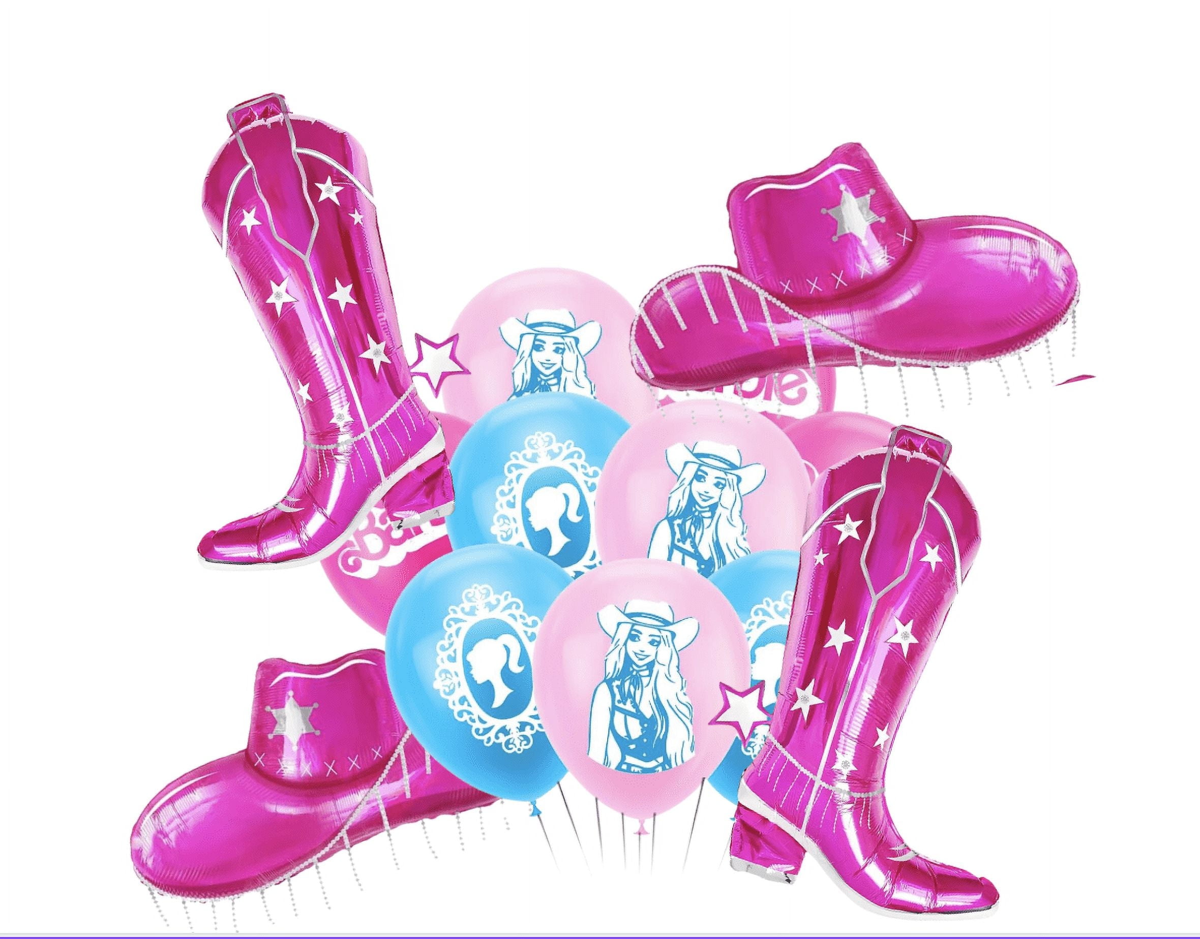 cowgirl party hats/ boots/ latex foil balloons decorations ...