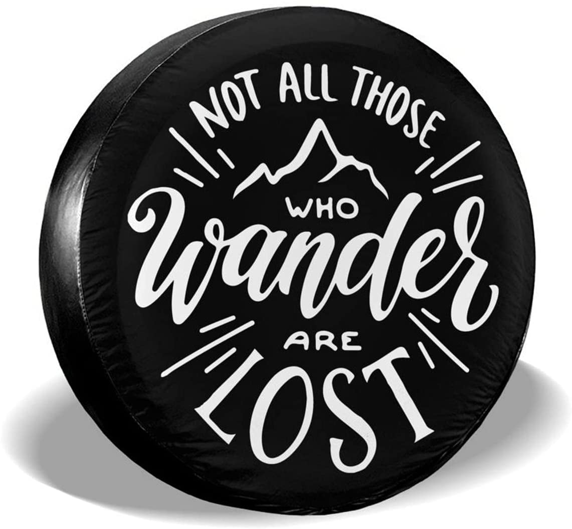 cozipink Not All Those Who Wander are Lost Spare Tire COVER CAR Camping ...