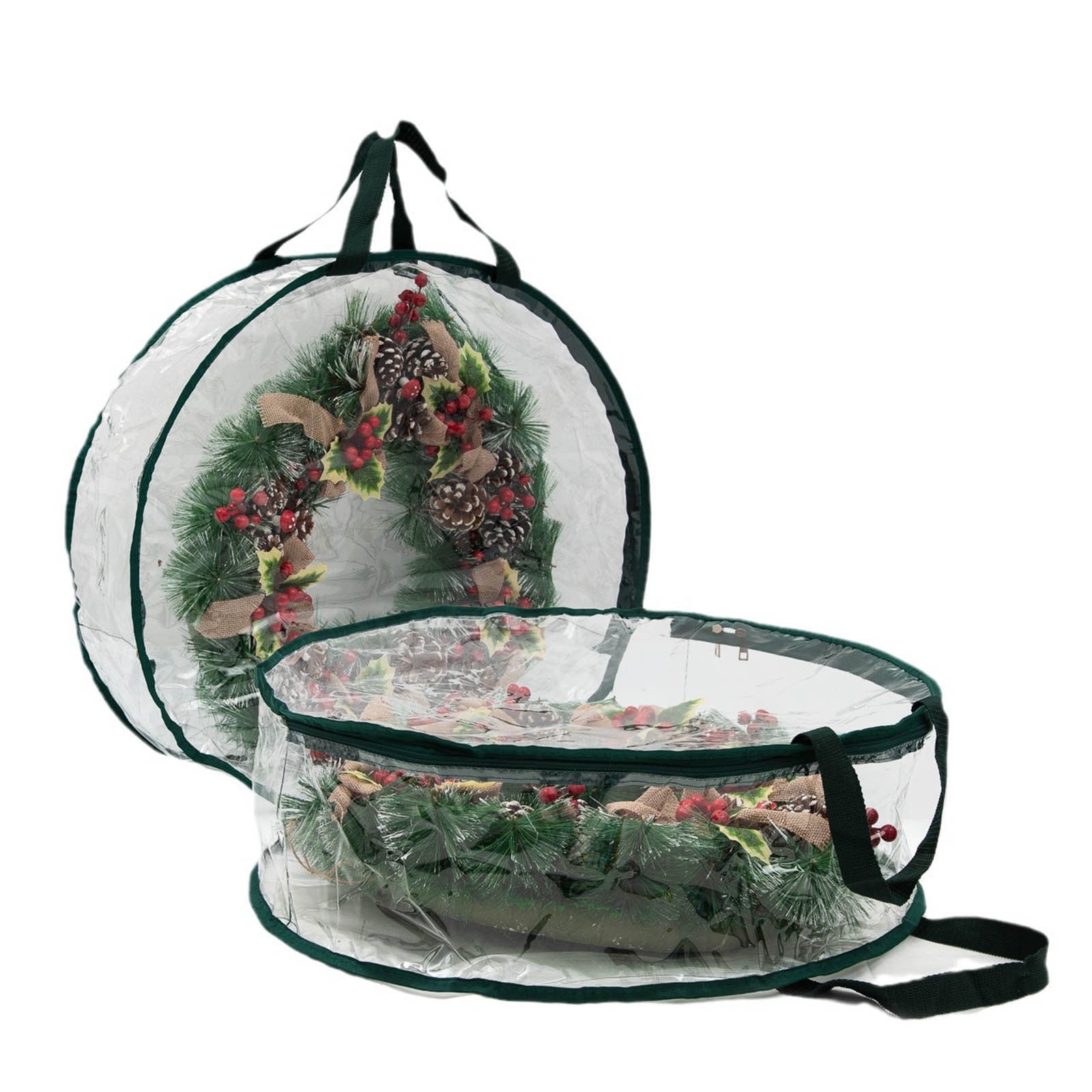 cpengpj 15D Cloth Christmas Wreath Storage Bag with Insect-Proof and ...