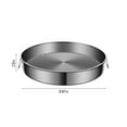 cpengpj 304 Stainless Steel Steaming Cake Pan, Multi-Purpose Baking ...