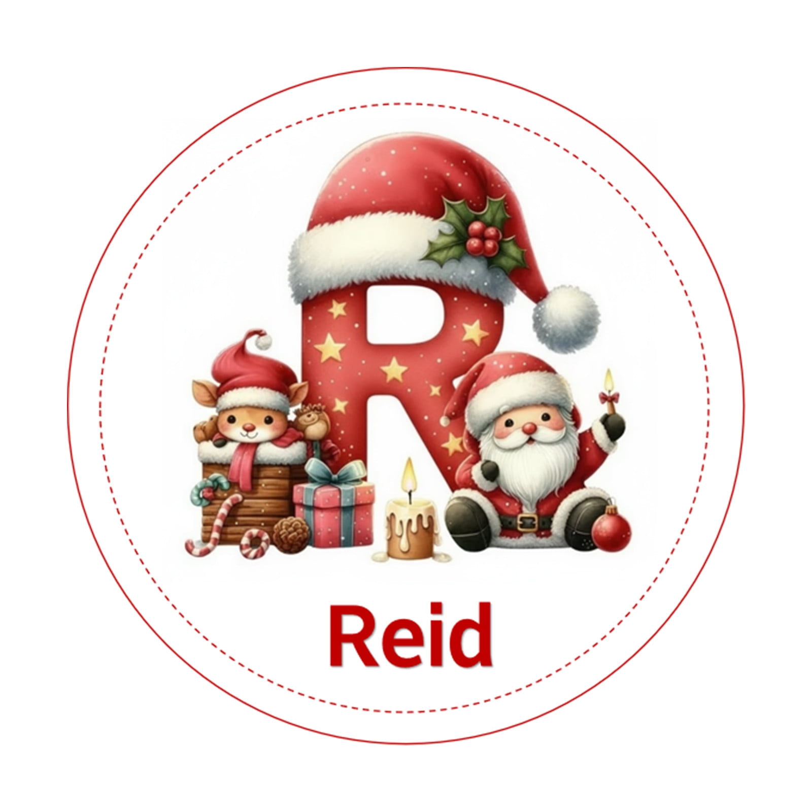 cpengpj 90Pcs Personalized Christmas Stickers with Custom Names ...