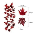 cpengpj Artificial Maple Leaf Berry Garland Silk Cloth Fall Autumn ...