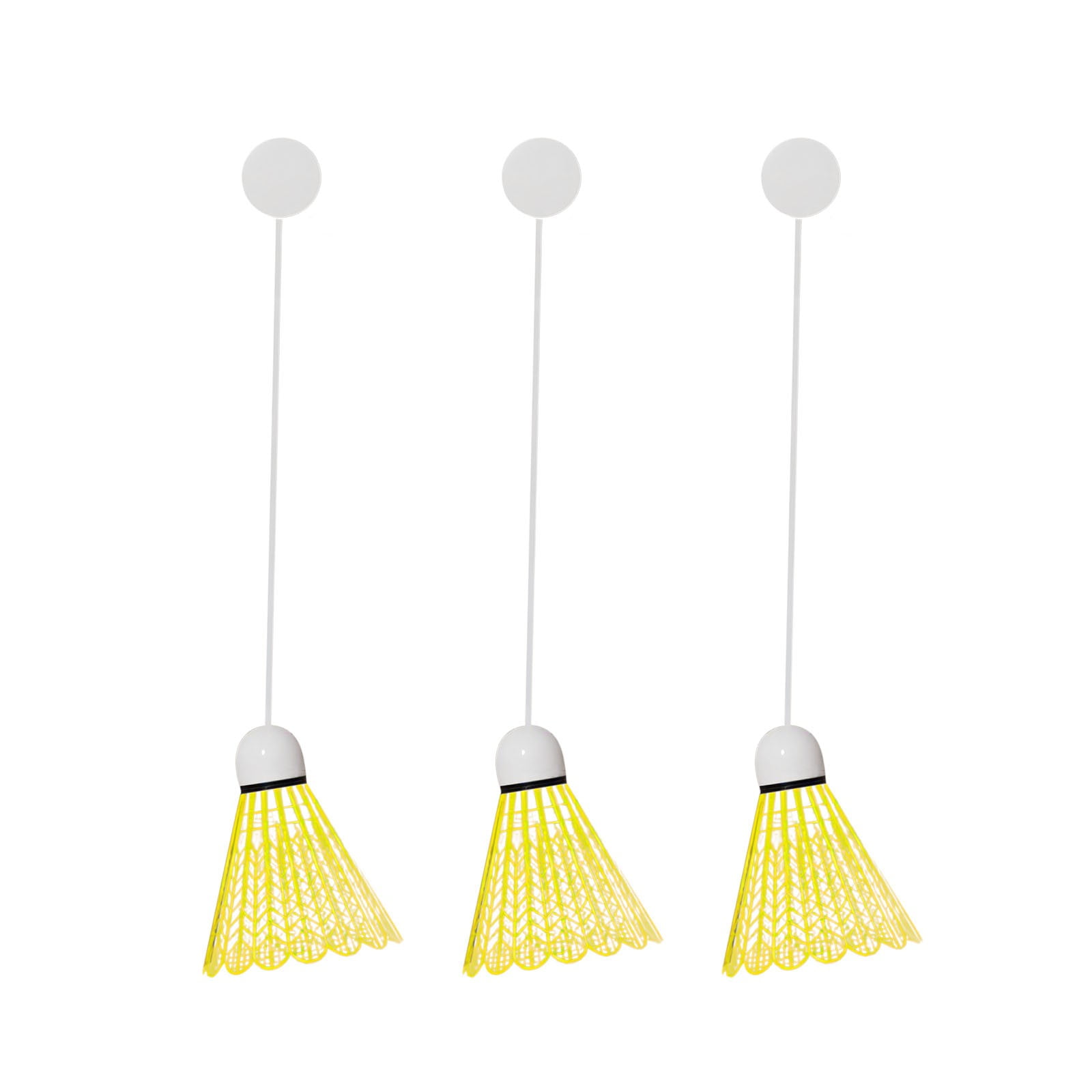 cpengpj 1/3Pcs Single-Player Badminton Trainer, Rebound Practice Device ...