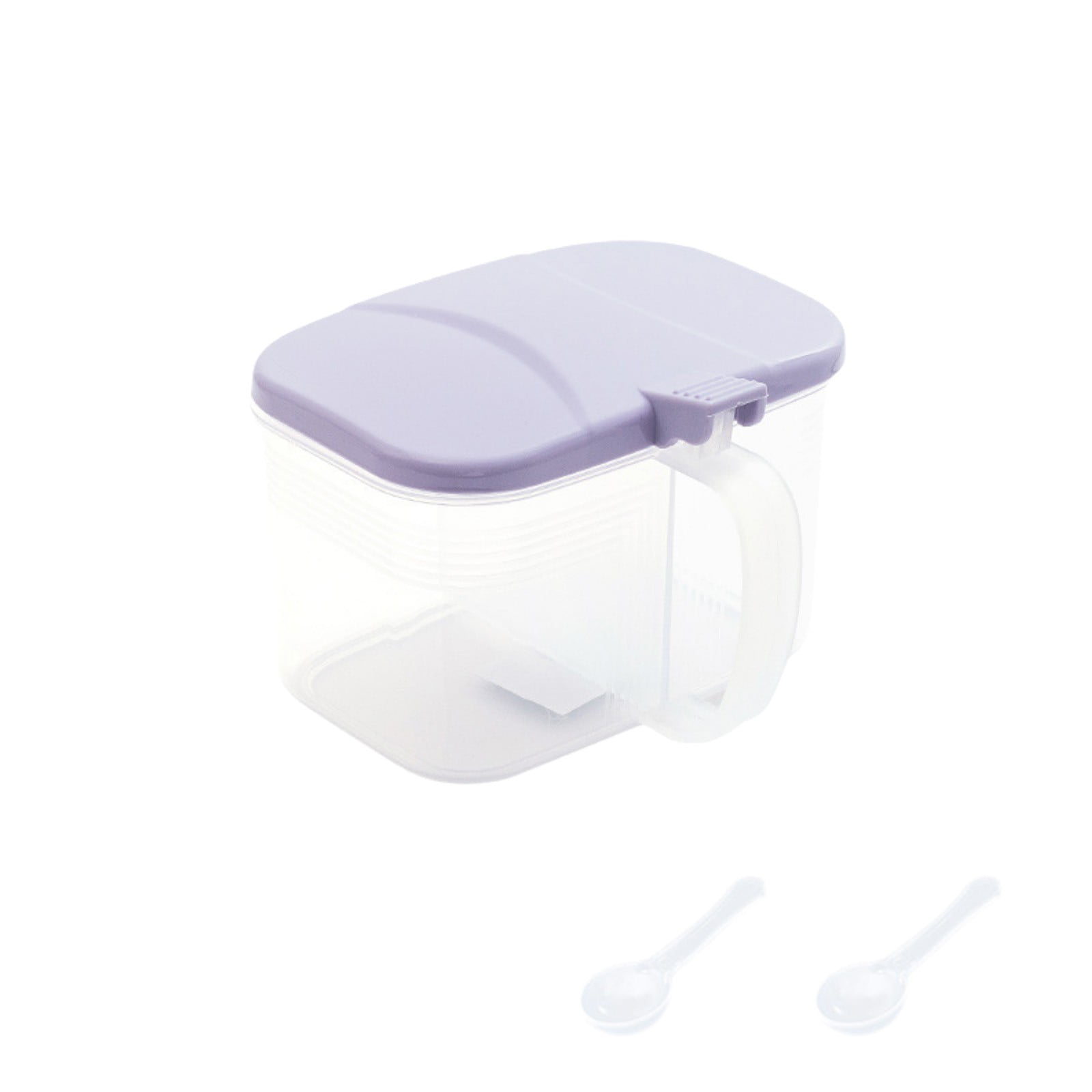 cpengpj 4Pcs 2 Grids Plastic Salt and Pepper Shaker, Flip Empty Spice ...