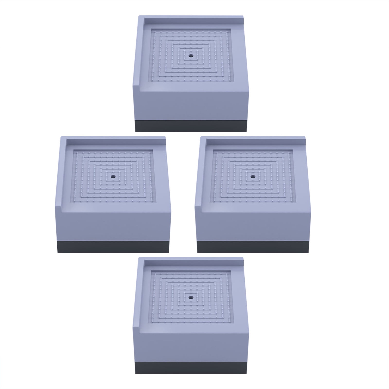 cpengpj Clearance 4Pcs Bed Risers Adjustable Furniture Square Riser for ...