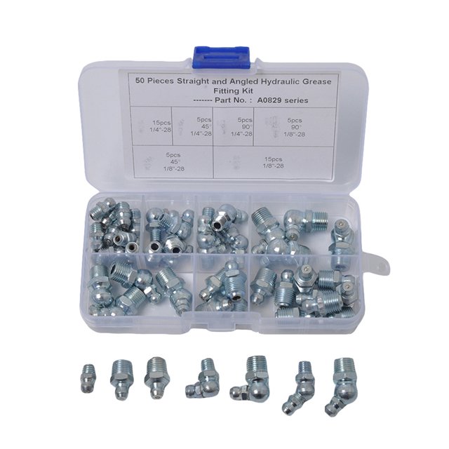 cpengpj 50Pcs Boxes with 6 Specifications of Oil Nozzle Metric ...