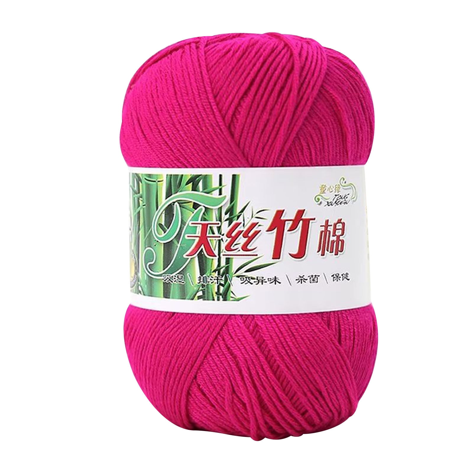 cpengpj Clearance 50g Beginners Crochet Yarn Cotton Crochet Yarn for ...